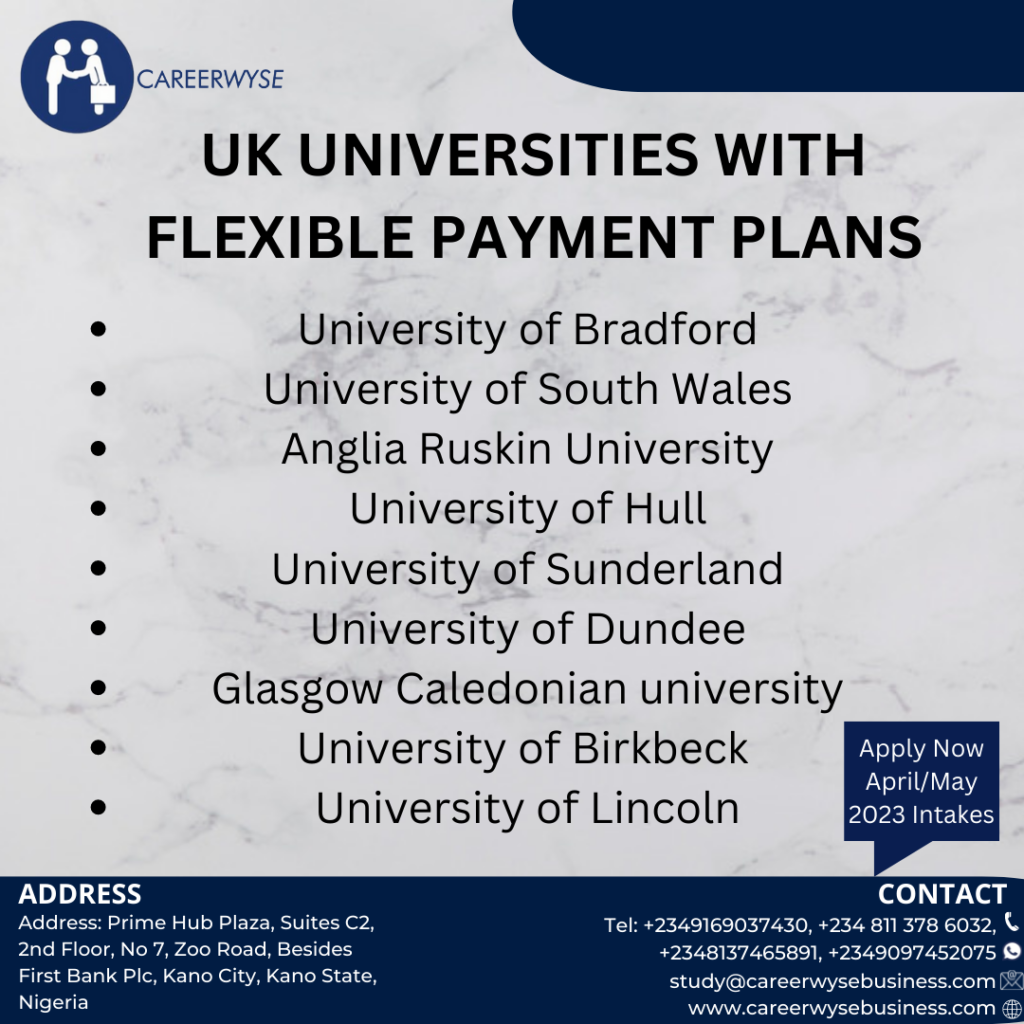 UK Universities With Flexible Payment Plans CareerWyse uk-universities-with-flexible-payment-plans-careerwyse